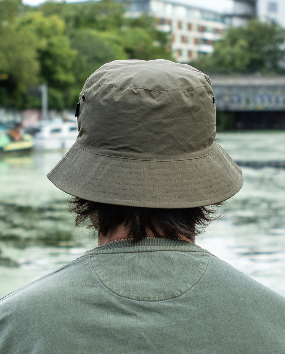 Wofte-carp-fishing-clothing-khaki-black-reversible-bucket-hat-model ...